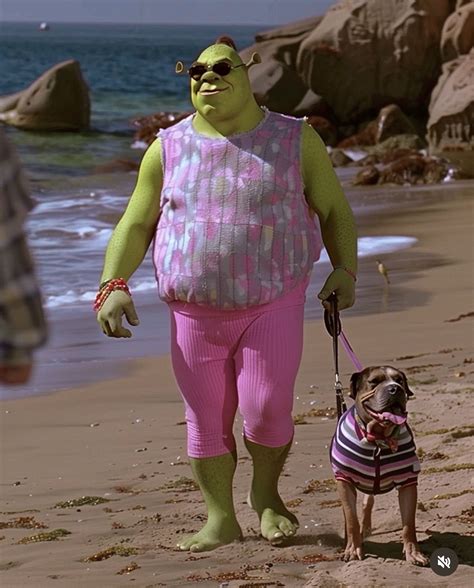 Shrek In A Bathing Suit