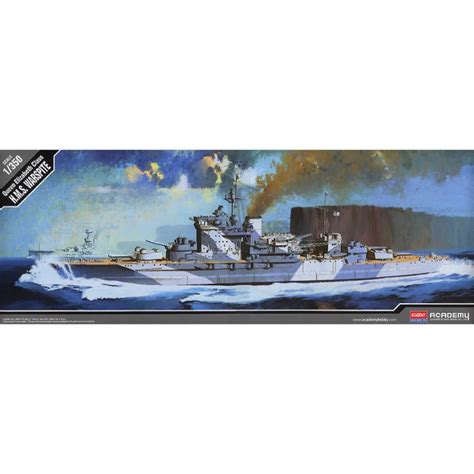 Academy Model Kit 1350 Ship Hms Warspite Qe Class Toy Brands A K