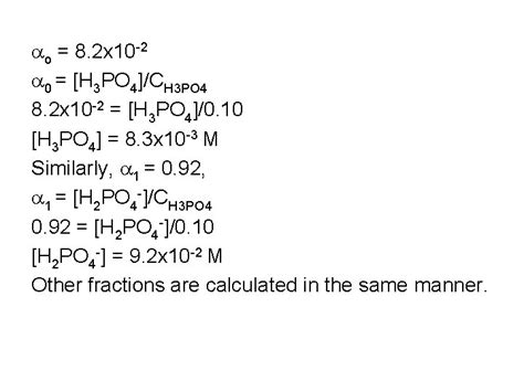 Buffer Calculations For Polyprotic Acids A Polyprotic Acid