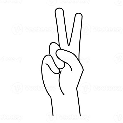 Peace Hands Isolated 20950669 Png