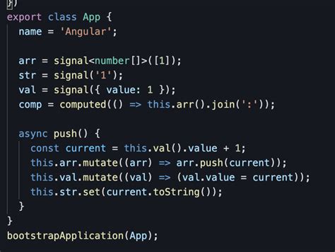`signalmutate` Mutated Objects Are Not Reflected In The Dom