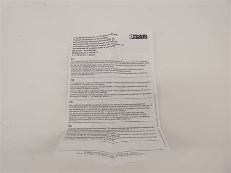 Phoenix Contact 2315162 Terminal Block Interface Module Vip 2 Sc D 9sub F 125v 2a Gpm Surplus