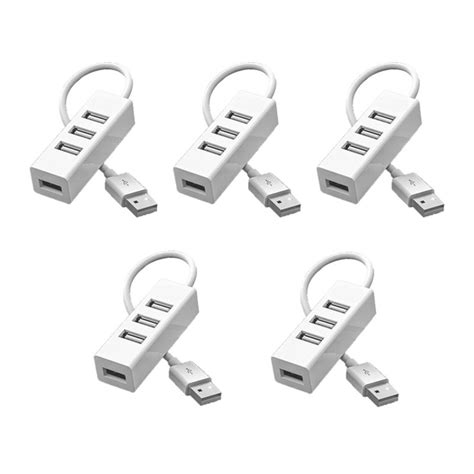 5 шт концентратор Usb Multi 20 концентратор Usb разветвитель адаптер питания для ПК A купить с