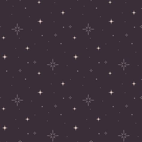 Premium Vector Starry Seamless Pattern