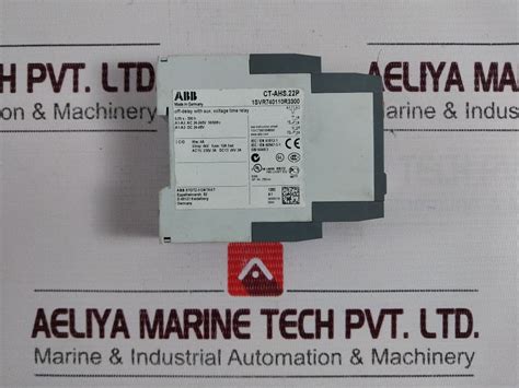 Abb Ct Ahs 22p Off Delay With Auxiliary Voltage Time Relay Aeliya Marine