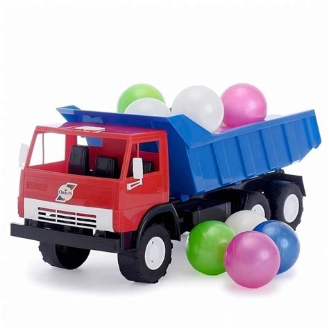 Детская машинка самосвал машина Камаз, с шариками - купить с доставкой ...