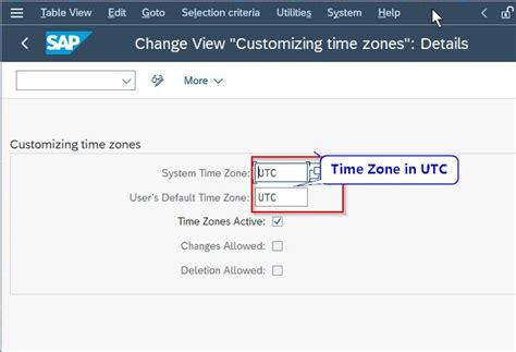 How To Check The Time Zone In Sap System Design Talk
