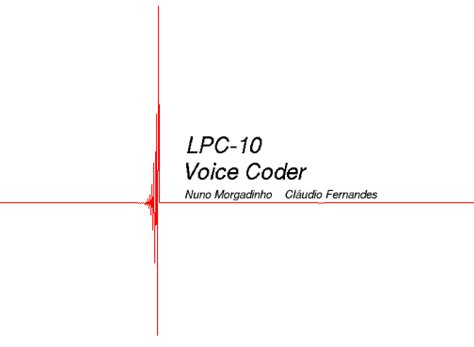 Lpc 10 Voice Coder