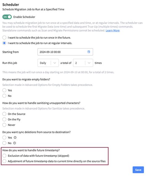 Handling Files With Future Timestamp During Migration Egnyte