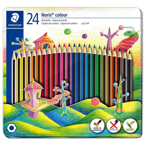 Buy Staedtler Noris Coloured Pencils Metal Set 24 Col In Uae