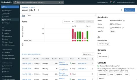 Wandb Sweeps With Databricks Simple Sweep Db Jobs Weights And Biases
