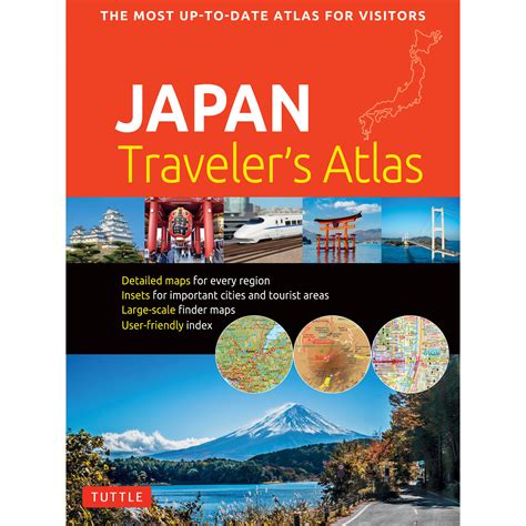Japan Travelers Atlas 9784805315415 Tuttle Publishing