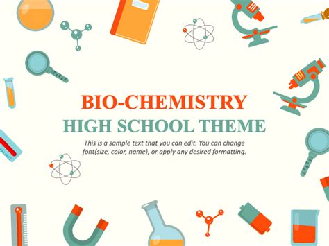 Biochemistry Background Powerpoint Biochemistry PPT Templates Slide