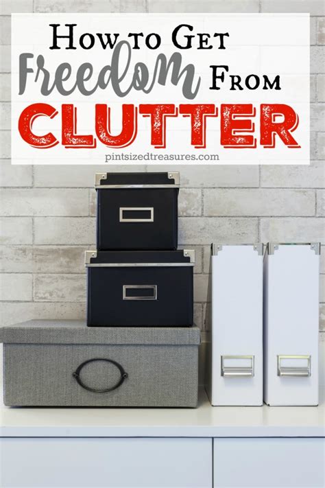 9 GENIUS Ways To Get Rid Of Clutter Fast Pint Sized Treasures