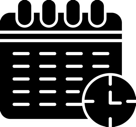 Schedule Vector Icon 20957511 Vector Art At Vecteezy
