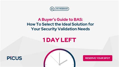 Picus Security On Linkedin Picuswebinar Cybersecurity Bas