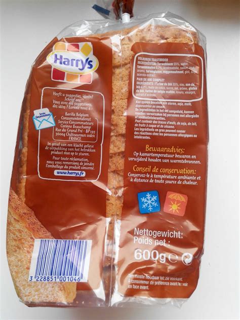 Harrys 600 G Harrys Code Ean 3228851001046