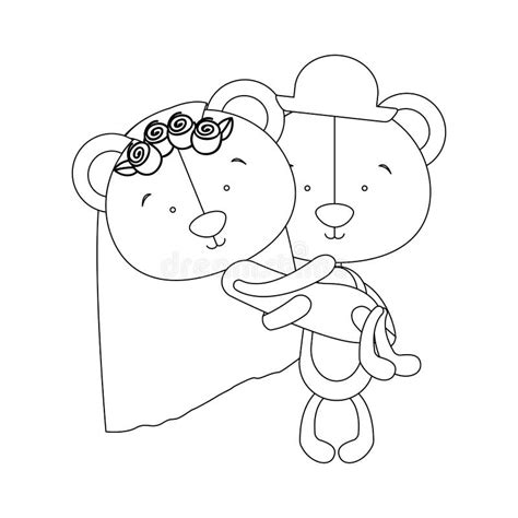 Teddy Bear Bride Groom Stock Illustrations 62 Teddy Bear Bride Groom