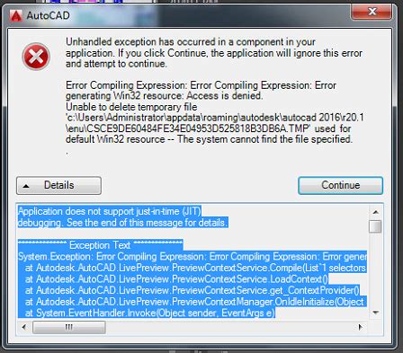 Unhandled Exception Has Occurred In A Component In Your Application