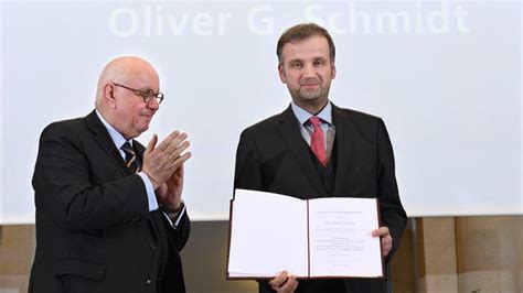 Leibniz Preis Für Prof Dr Oliver G Schmidt Tucaktuell Tu Chemnitz