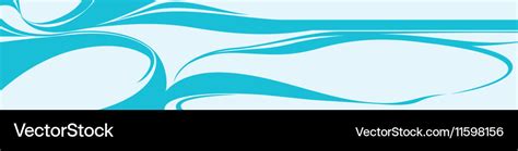 Abstract Header Blue Wave Royalty Free Vector Image