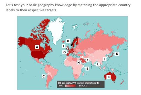 Solved Lets Test Your Basic Geography Knowledge By Matching