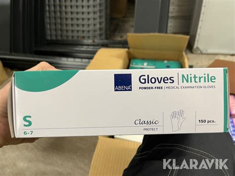 Nitrilhandsker Str Small 30 Pakker Abena Odk Og Maxter Ros