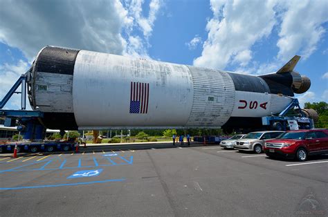 Apollo 19 Saturn V Stage Arrives At Infinity Science Center For Display