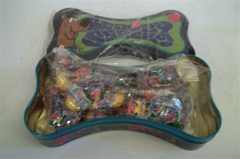 New 2001 Cartoon Network Scooby Doo Candy Tin Scooby Snacks 4678261603