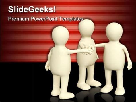 Unity Teamwork People PowerPoint Template