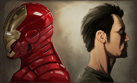 Tony Stark Cartoon Wallpapers Wallpaper Cave