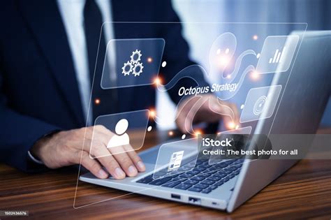 비즈니스 마케팅 관리 개념을 위한 문어 전략 문서 관리 Erp 소프트웨어 개념에 대한 스톡 사진 및 기타 이미지 개념 개념과 주제 경제 Istock