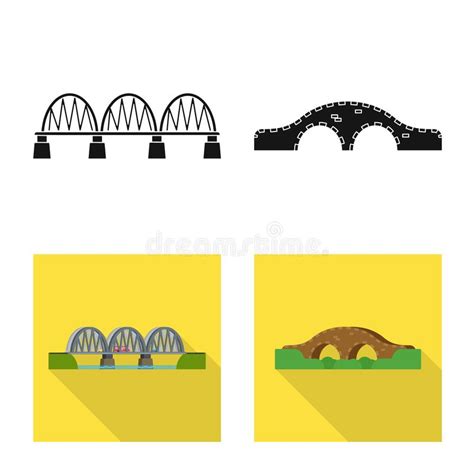 Isolated Object Of Connection And Design Sign Set Of Connection And Side Vector Icon For Stock