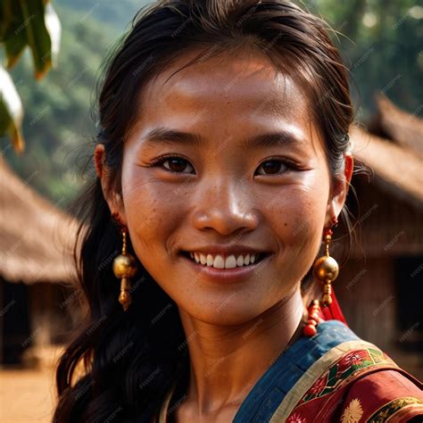 Premium Photo Laotian Woman From Laos Lao Peoples Democratic Republic Typical National Citizen