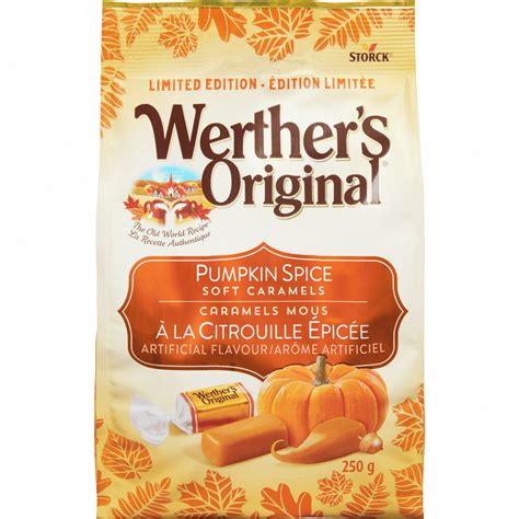 Werthers Original Pumpkin Spice Soft Caramels 250g875 Oz Bag