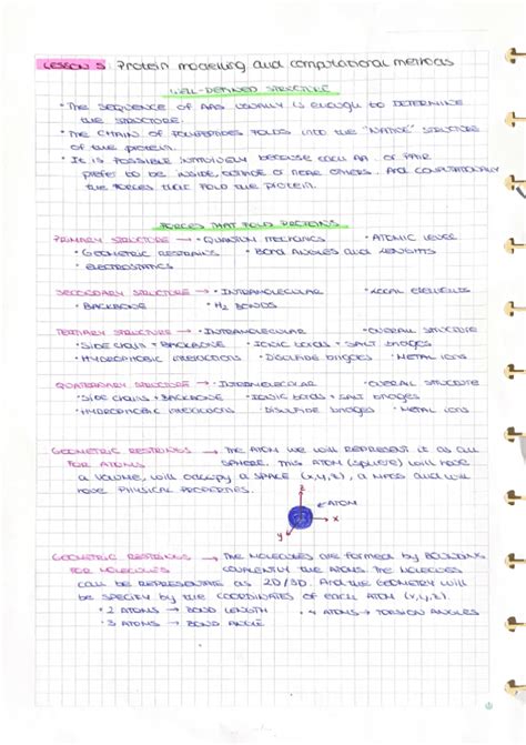 Lesson 5 Protein Modeling And Computational Methods Pdf
