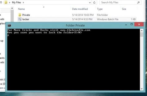 Password Protect Folders In Windows Without Any Software