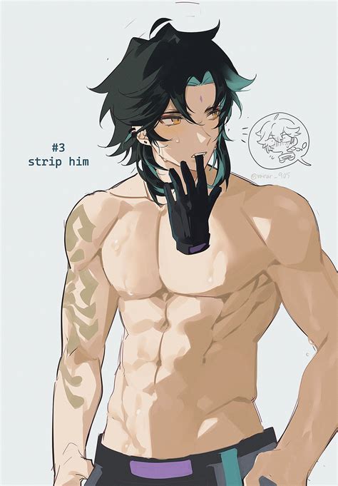 Aether And Xiao Genshin Impact Drawn By Rarur Danbooru