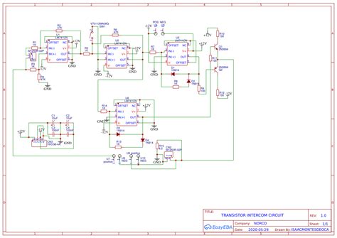 TRANSISTOR INTERCOM CIRCUIT Platform For Creating And Sharing Projects OSHWLab