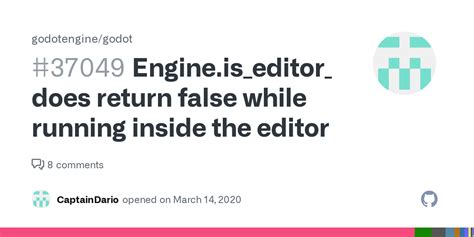 Engine Is Editor Hint Does Return False While Running Inside The Editor Issue