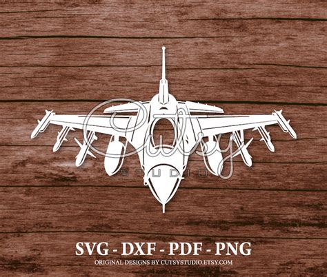 Svg F 16 Falcon Fighting Silhouette Cut Files Designs Clip Art Paper