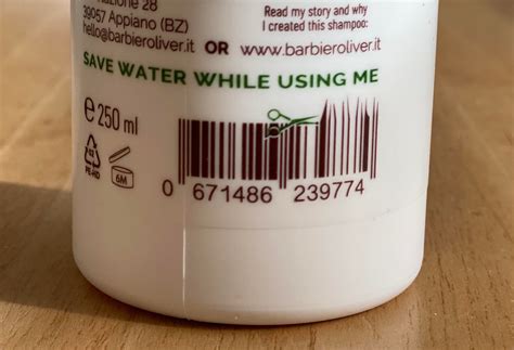 The Barcode On This Shampoo Bottle Rbarcodeporn