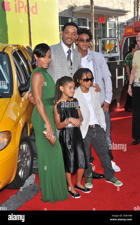 Los Angeles Ca June 30 2008 Will Smith And Wife Jada Pinkett Smith
