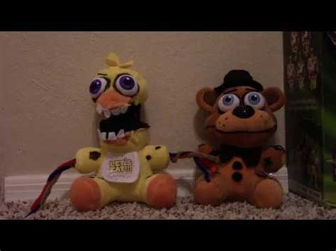 Fnaf Custom Plush Showcase Withered Freddy And Withered Chica Youtube