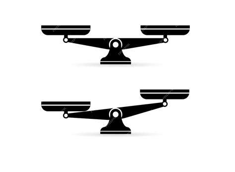 Premium Vector Scales Flat Design Vector Illustration