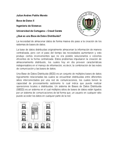 base de datos ii pdf servidor sql de microsoft bases de datos