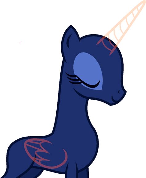 Princess Luna Base By Krystalheartbases On Deviantart