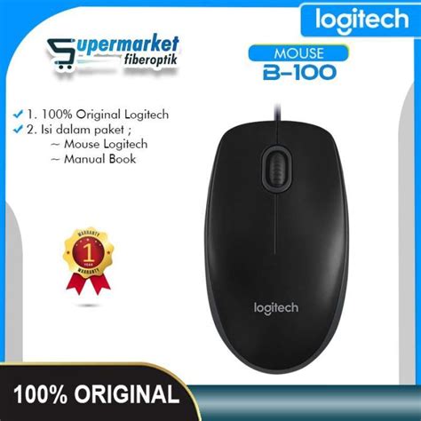 Jual Logitech B Mouse Usb Cable Optical Original Mouse Logitech Di Seller Laris Cjdw Tanah