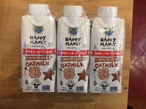 Happy Planet Chocolate And Original Oatmilk Califia Coconut Almondmilk