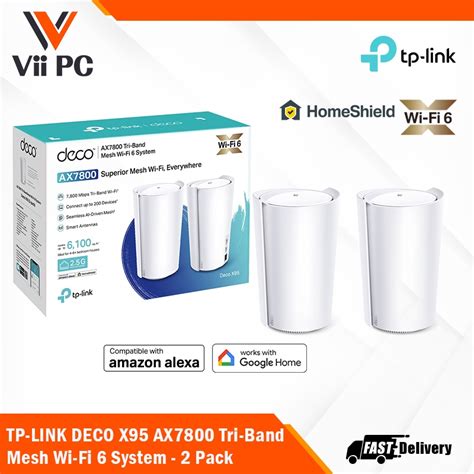 Tp Link Deco X Ax Tri Band Mesh Wi Fi System Pack Shopee Singapore